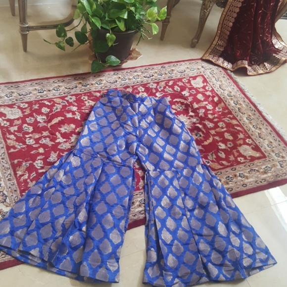 Salwar Kameez | Pants & Jumpsuits | Gharara Pakistani Indian Pleated ...